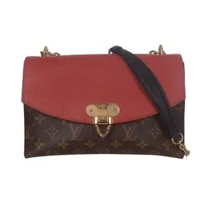 Louis Vuitton | Bags | Louis Vuitton Saint Placide Red And Brown ...